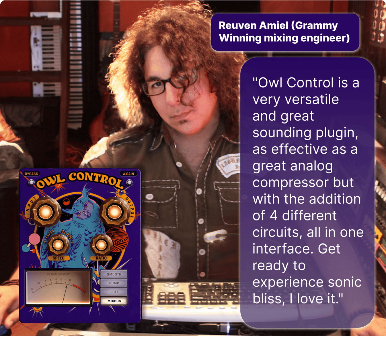 Owl Control: Four smart compressors in one plugin | Safari Pedals