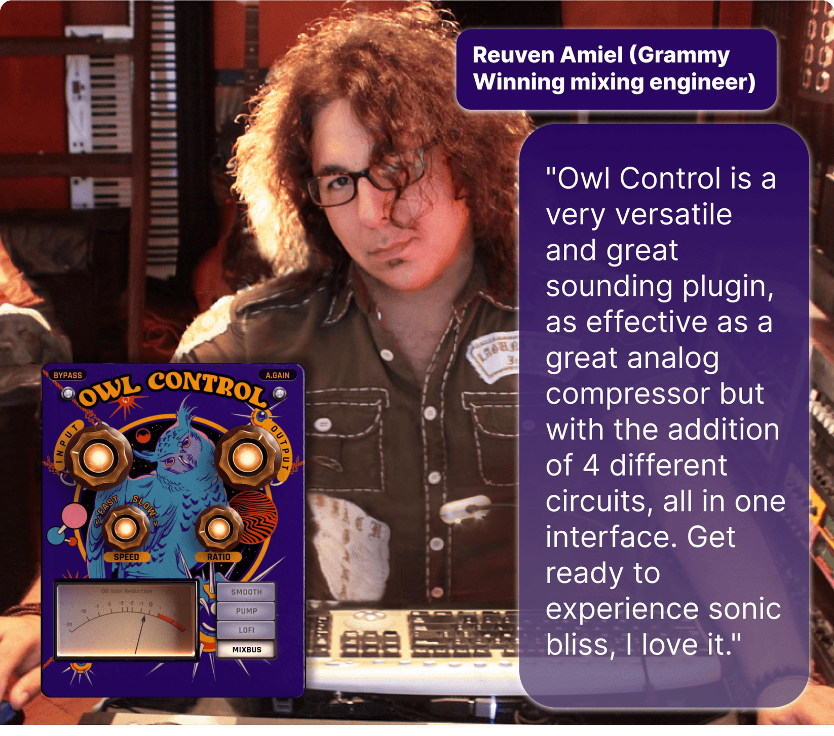 Owl Control: Four smart compressors in one plugin | Safari Pedals